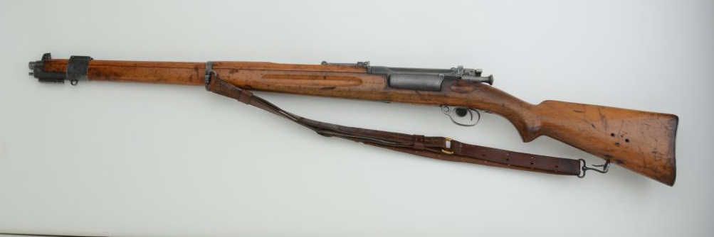 Norwegian Krag bolt action rifle dated 1916, 6.5 x 55mm cal., 24 ...