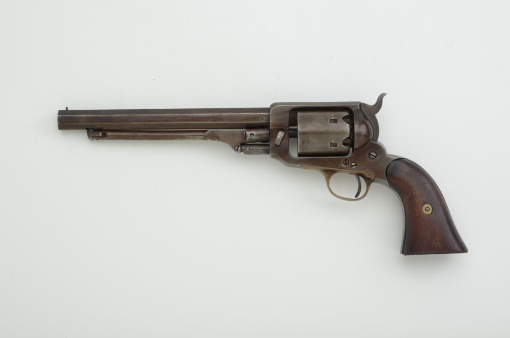Whitney percussion single action Navy revolver, .36 cal., 7-3/4 ...