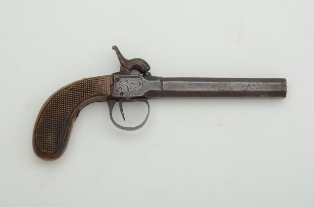 Belgian percussion single shot pistol, ELG proof, circa 1850’s-60’s ...