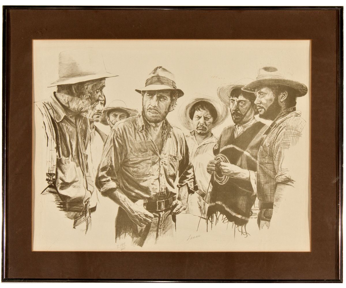 CA,Hollywood-Los Angeles County,Humphrey Bogart Movie Lithograph