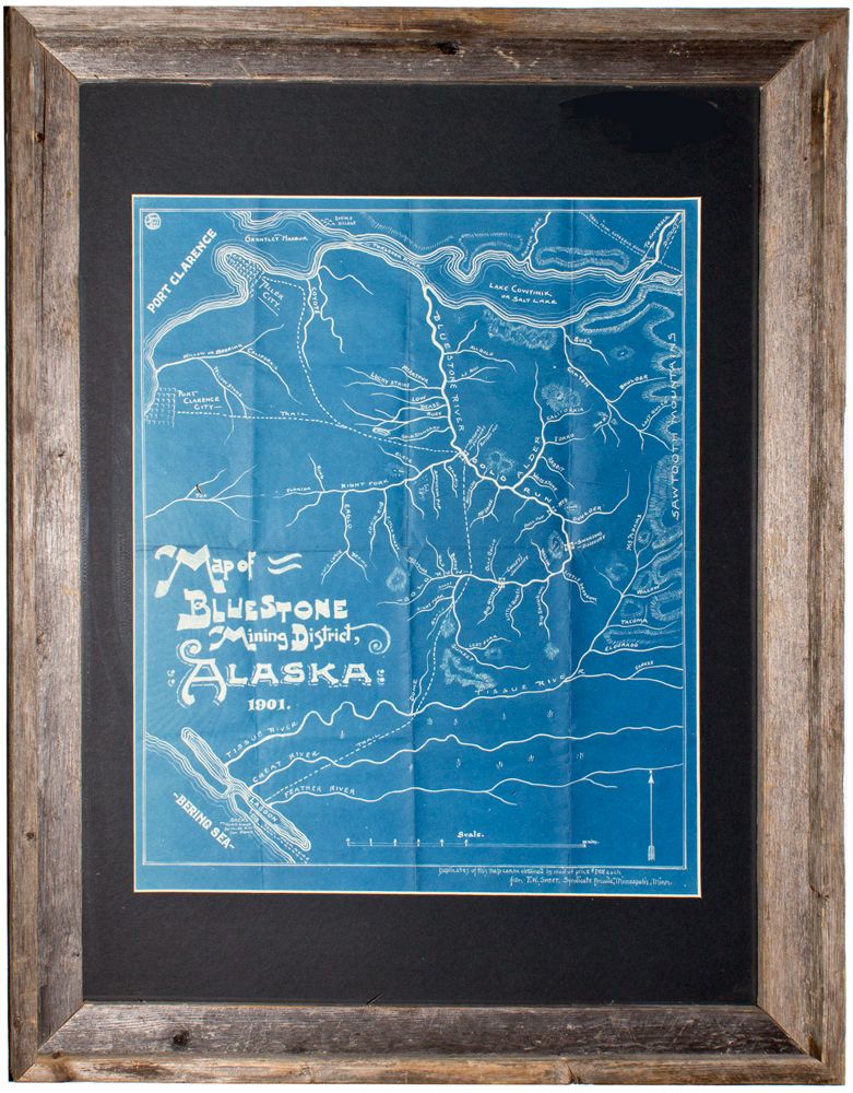 AK,Port Clarence-,Bluestone Mining District Map