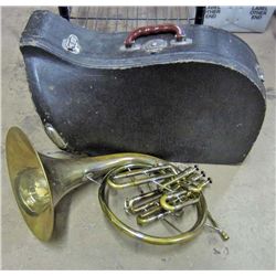 VINTAGE AMBASSADOR MELLOPHONE IN HARD SHELL CASE