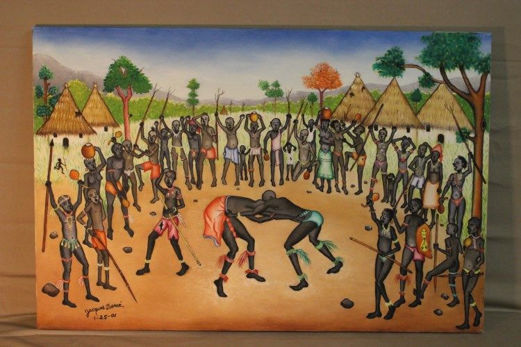 Unframed Original Painting signed J.Dorce