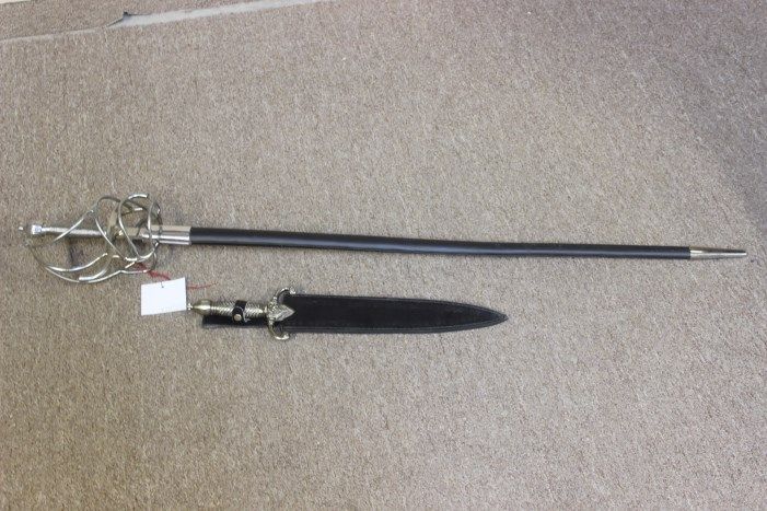 Swept-Hilt Rapier & Quillion Dagger