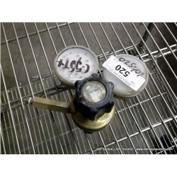 LINDE DUAL GAUGE PRESSURE VALVE