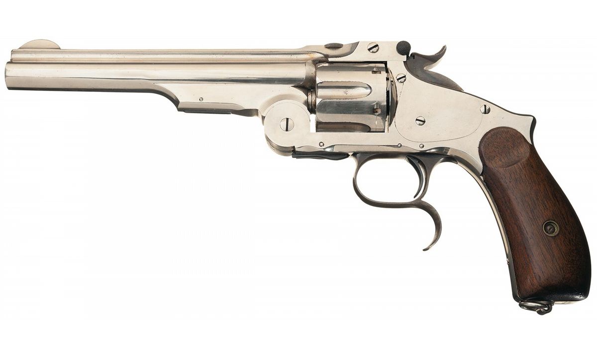 Spectacular Smith & Wesson Third Model Number Three Russian Revolver ...