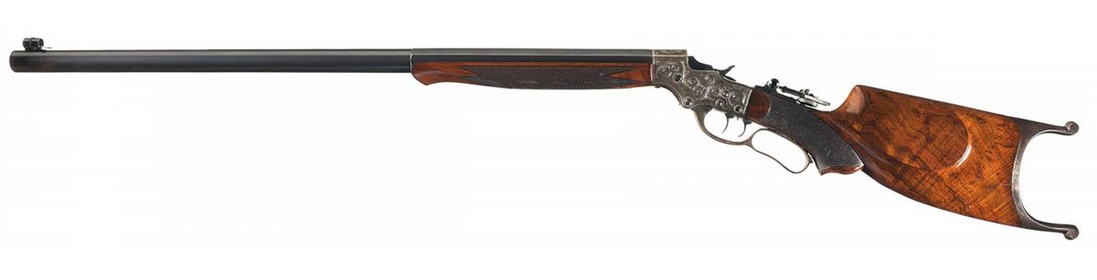 Desirable Engraved Stevens Model 52 Schuetzen Junior Target Rifle