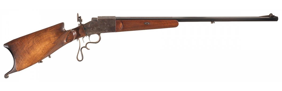 German Single Shot Schuetzen Rifle