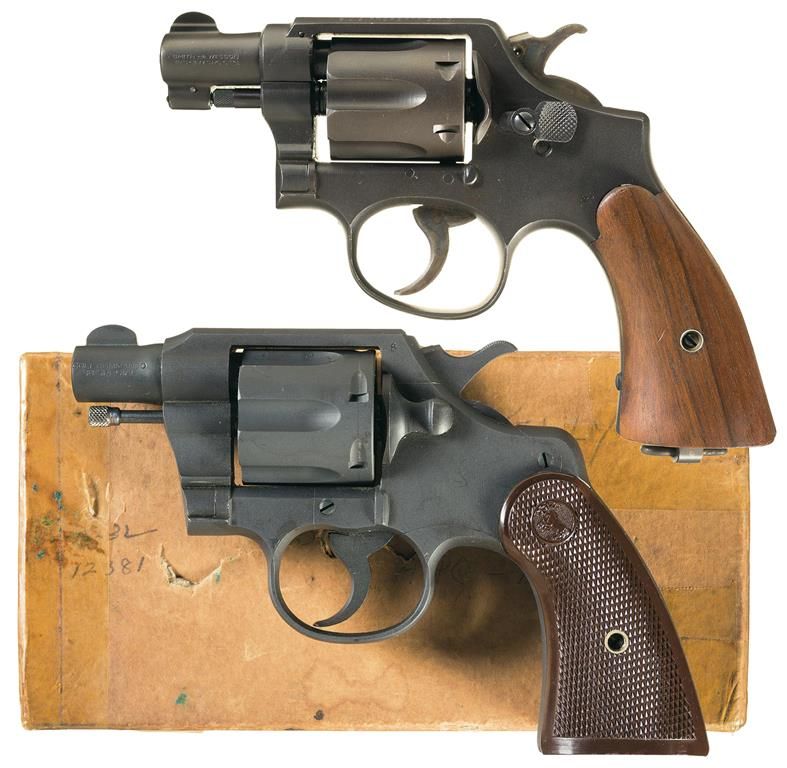 Collector's Lot of Two U.S. World War II Production 38 Caliber ...