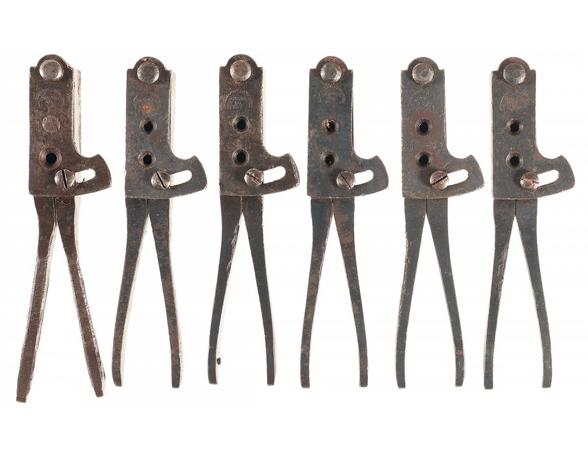 Six Manhattan Firearms Company Handgun-Caliber Bullet Molds