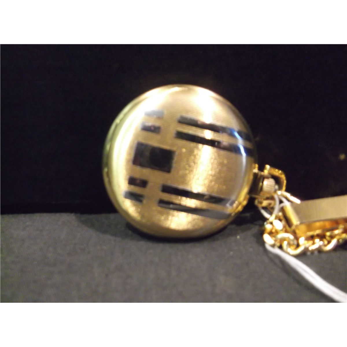 Gruen Precision Quartz Pocket Watch with Chain