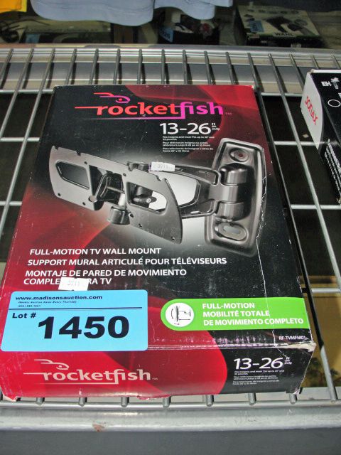 Rocketfish full motion TV wall mount 13x26" TV