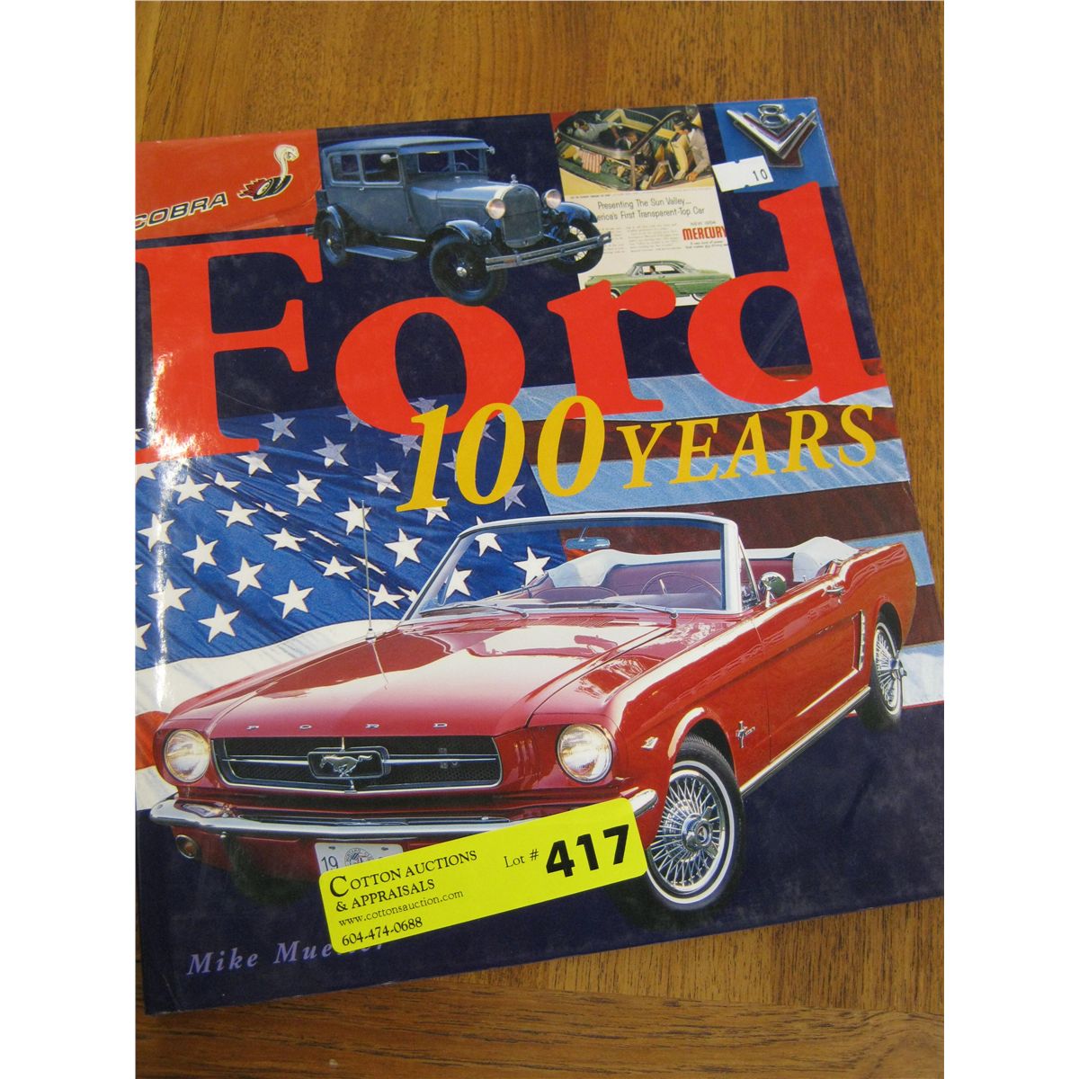 Book celebrating 100 years of Ford motorcars