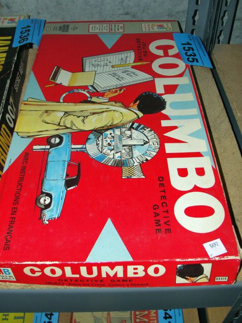 Vintage columbo detective board game