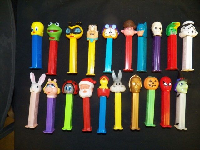20-Vintage Pez Dispensers