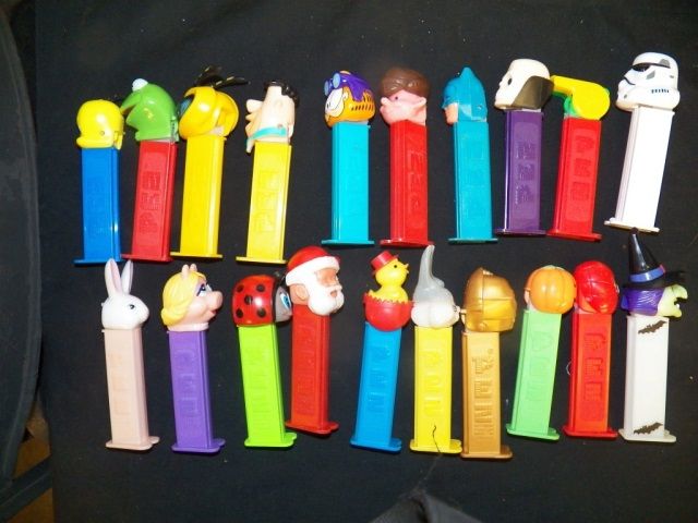 20-Vintage Pez Dispensers