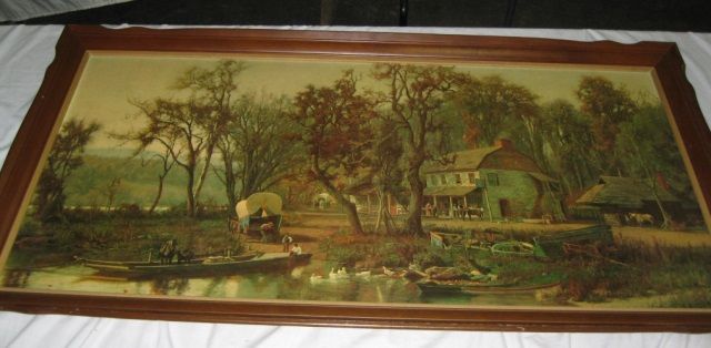 Painting Signed by H. Bolton Jones 1876