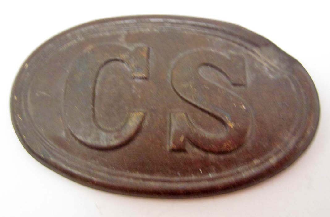 CONFEDERATE STATES CS CIVIL WAR ERA ENLISTED MANS BELT BUCKLE