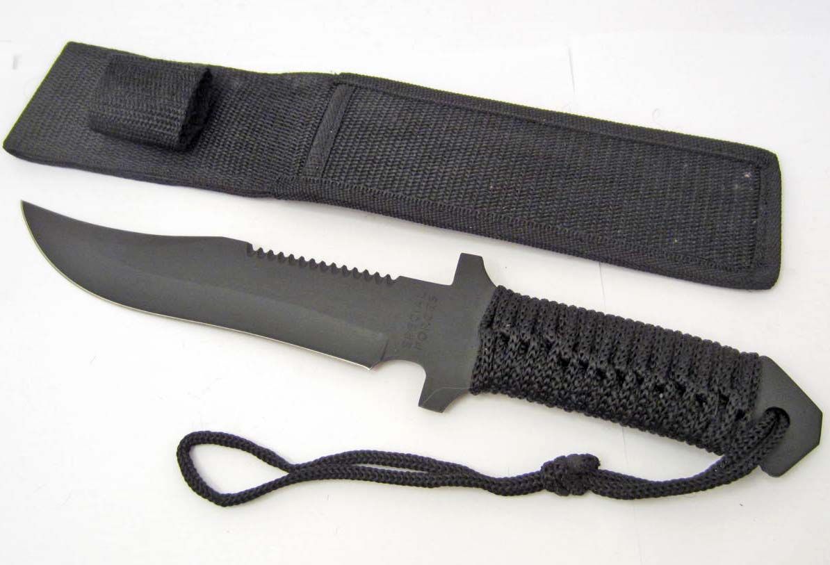 SPECIAL FORCES TACTICAL ASSAULT KNIFE W/ SHEATH