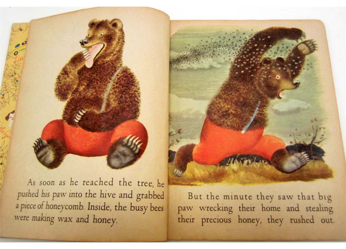 6478 - 1947 "THE BIG BROWN BEAR" LITTLE GOLDEN BOOK