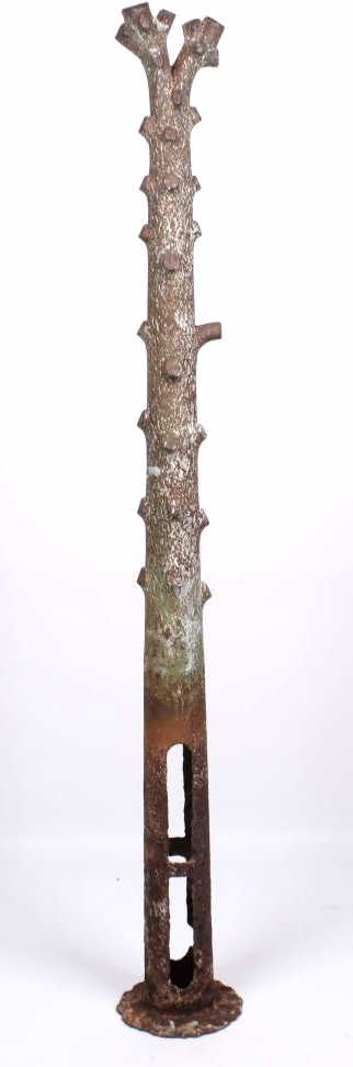 Antique Cast Iron Tree Stump Hitching Post