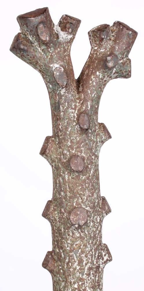 Antique Cast Iron Tree Stump Hitching Post