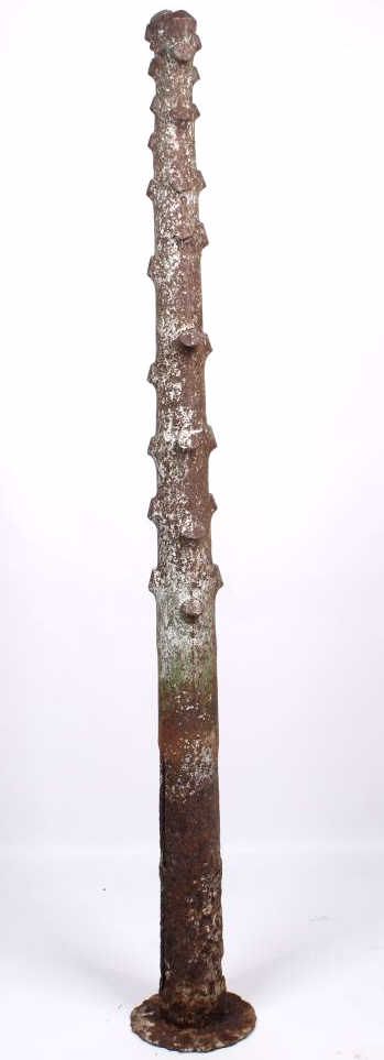 Antique Cast Iron Tree Stump Hitching Post