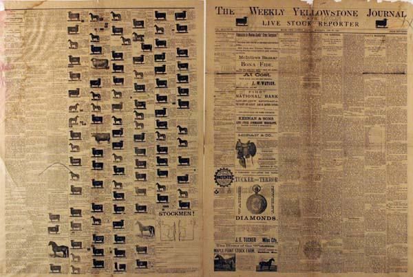 The Weekly Yellowstone Journal Miles City, Mt 1891