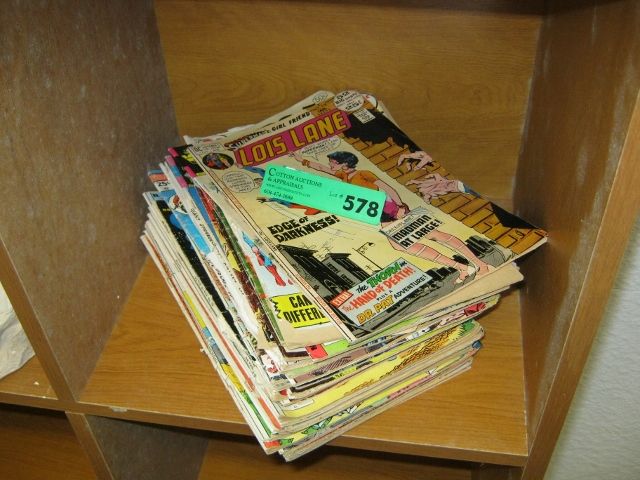 Stack of assorted comic books