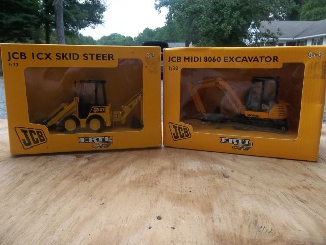 (2) JCB ICX Skid Steer & MIDI 8060 Excavator