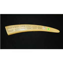 wonderful Native American Indian handmade cribbage board from Ivory ...