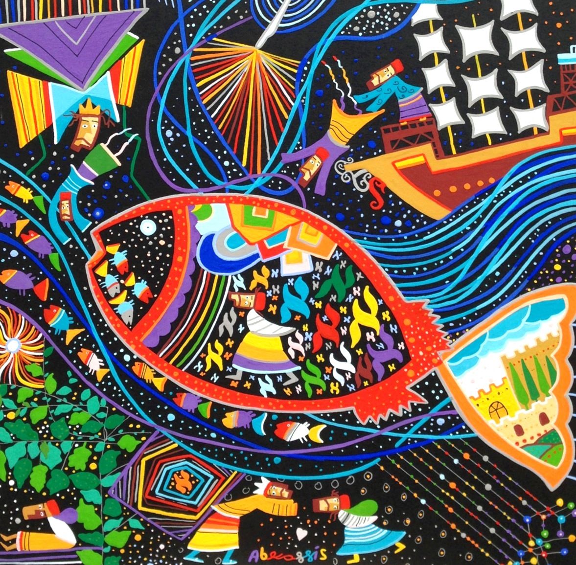 Original World Famous Artist Raphael Abecassis