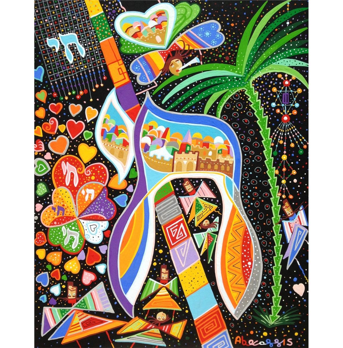 Original World Famous Artist Raphael Abecassis