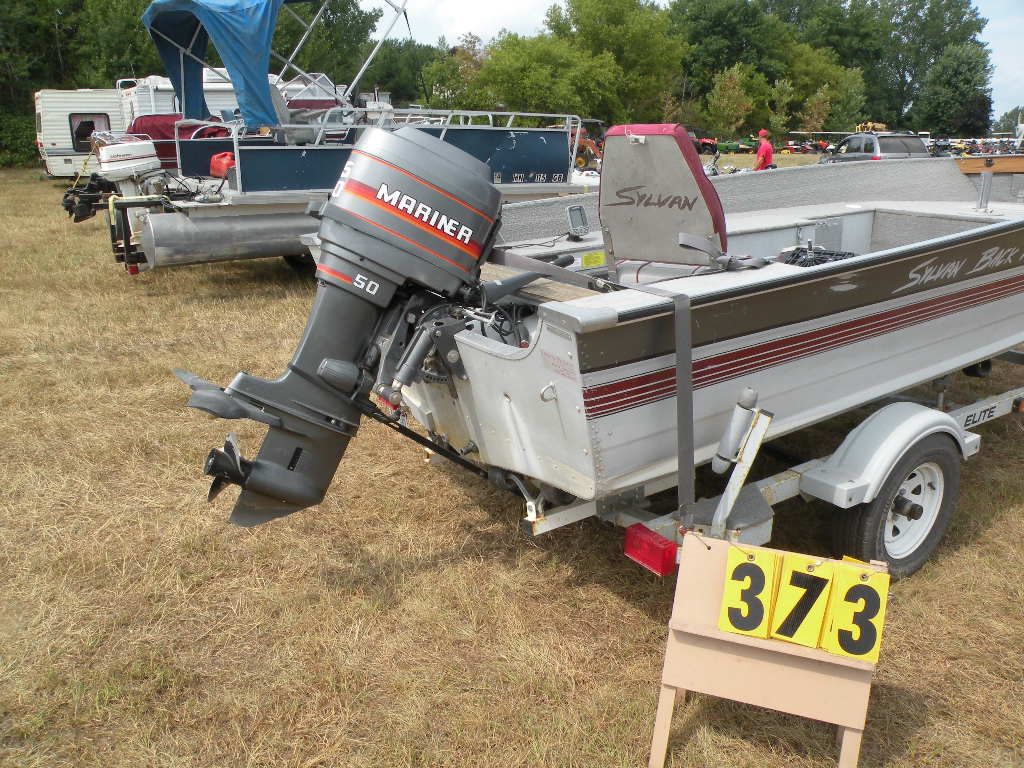 1992 Sylvan 16ft Back Troller, 50 hp Mariner w/trailer SYL91292D292