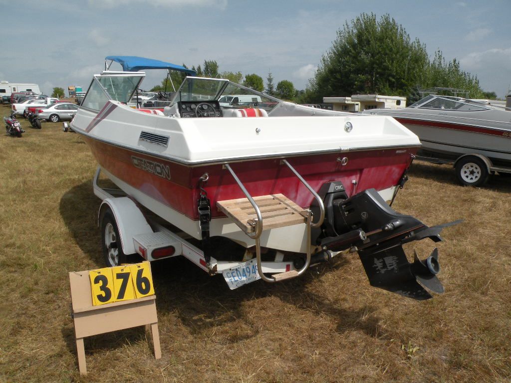 1989 Citation Runabout 19 ft boat 3.0 OMC I/O w/trailer FSJNS073I889