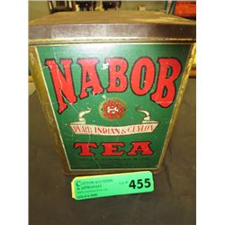 collector's large Nabob tea tin