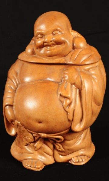 2 Buddha Cookie Jars