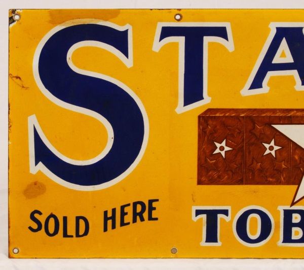 Star Tobacco Porcelain Sign