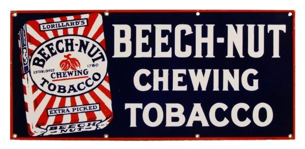 Beech-Nut Chewing Tobacco Porcelain Sign