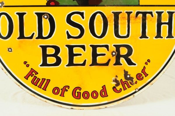 Old South Beer Double-Sided Porcelain Sign