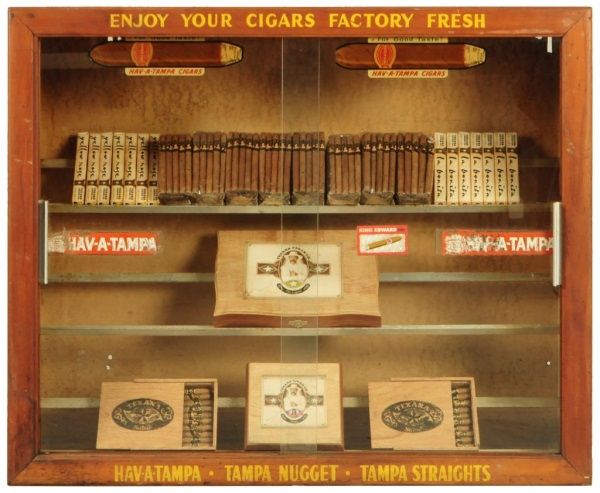 Hav-A-Tampa Cigar Display Case San Antonio TX.