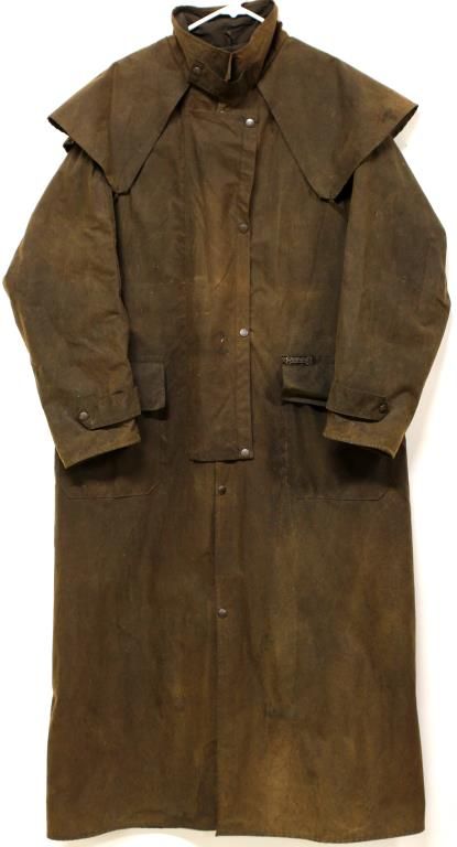 Size XL Driza-Bone oil cloth slicker