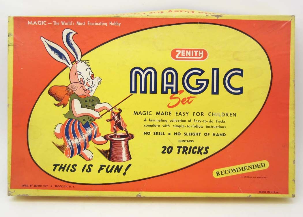 C. 1950'S ZENITH MAGIC KIT IN ORIGINAL BOX