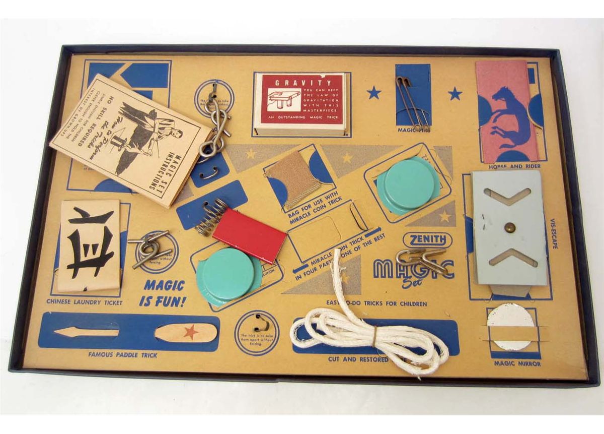 C. 1950'S ZENITH MAGIC KIT IN ORIGINAL BOX
