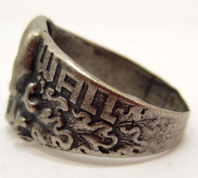 STERLING SILVER GERMAN NAZI WEST WALL RING
