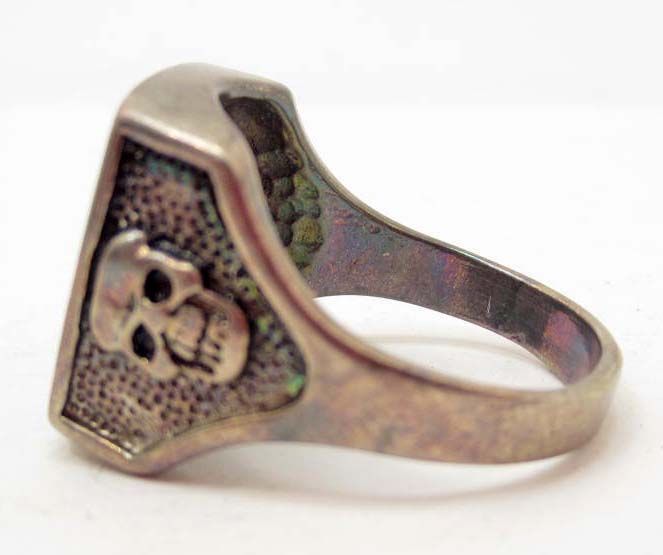 GERMAN NAZI WAFFEN SS RUNIC OFFICERS RING