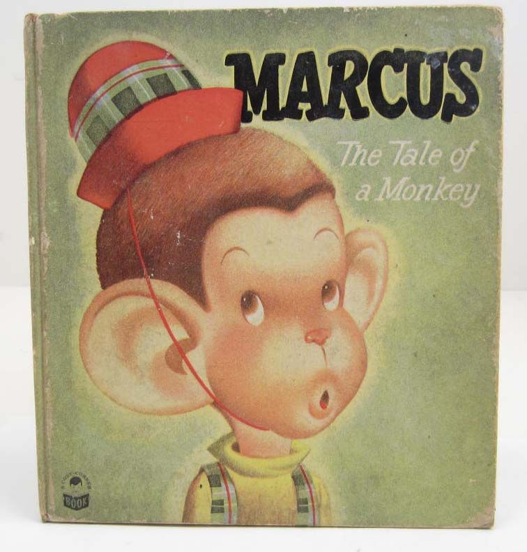 6336 - 1950 "MARCUS THE TALE OF THE MONKEY" HARDCOVER BOOK