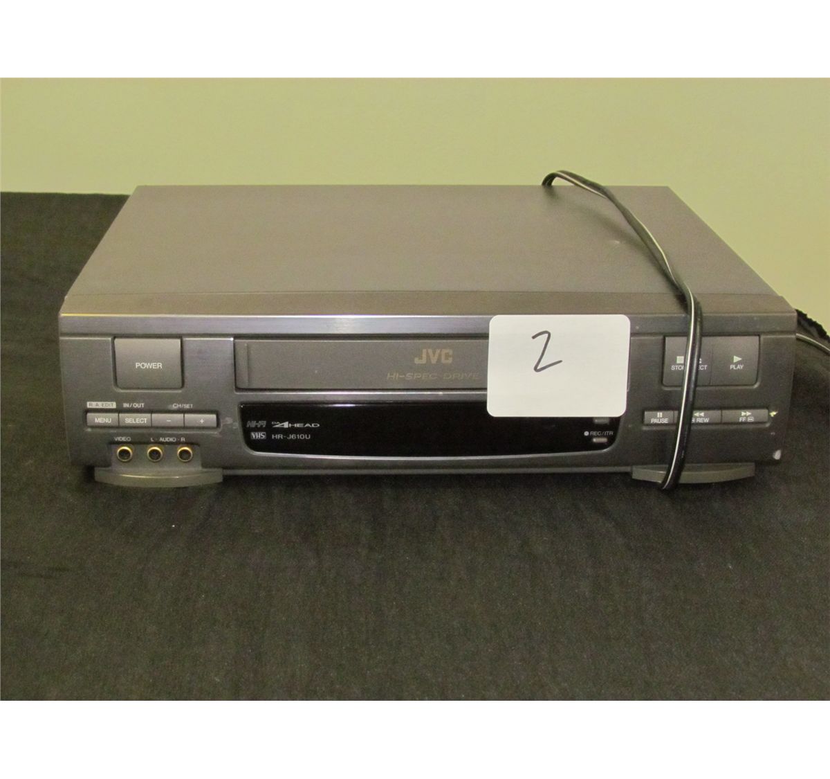 JVC High Spec Drive VHS Player with 20 VHS Tapes