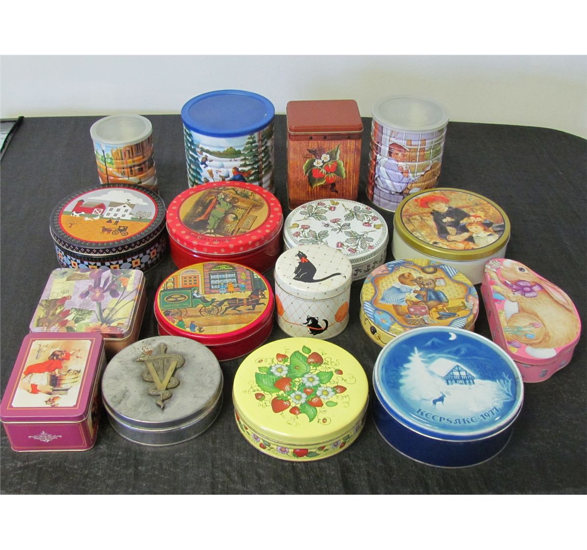 Unique box of Cool Tins for collectors