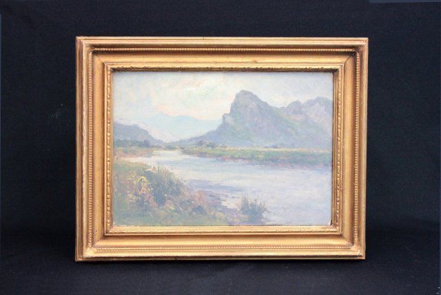 Carl Brennir signed oil painting